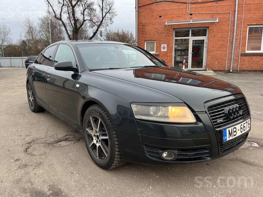 Melns Audi A6 2005 Rīga, ar dzinēja tilpumu 3.00 L un nobraukumu 350 tūkst. km par 2590 €, foto 3 vietnē AUTOMOTO.COM.LV