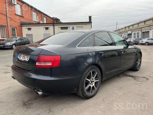 Melns Audi A6 2005 Rīga, ar dzinēja tilpumu 3.00 L un nobraukumu 350 tūkst. km par 2590 €, foto 5 vietnē AUTOMOTO.COM.LV