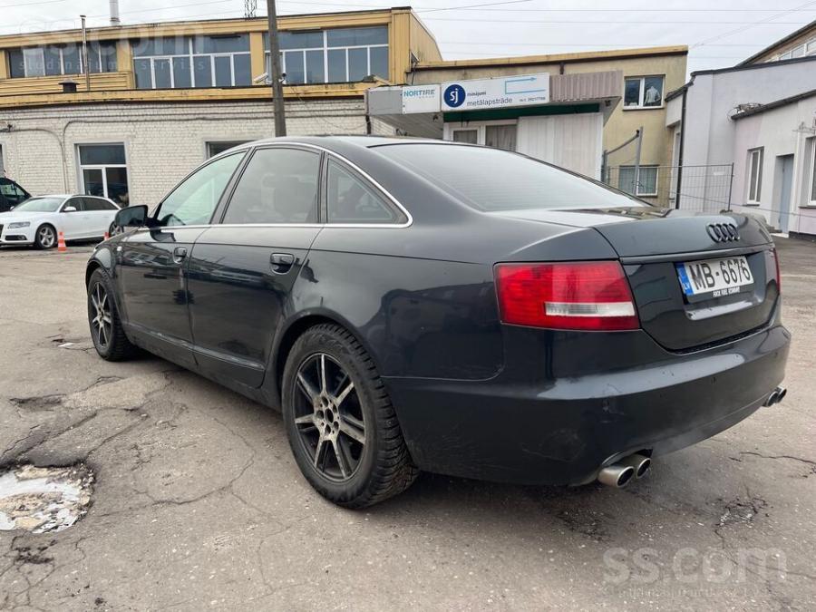 Melns Audi A6 2005 Rīga, ar dzinēja tilpumu 3.00 L un nobraukumu 350 tūkst. km par 2590 €, foto 6 vietnē AUTOMOTO.COM.LV