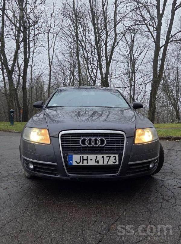 Black Audi A6 2005 in Riga, with an engine capacity of 3.00 L and mileage of 316 thousand km for 2250 €, photo 1 on AUTOMOTO.COM.LV