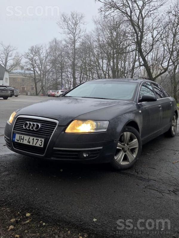 Black Audi A6 2005 in Riga, with an engine capacity of 3.00 L and mileage of 316 thousand km for 2250 €, photo 2 on AUTOMOTO.COM.LV
