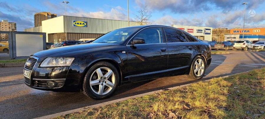 Black Audi A6 2005 in Siauliai, with an engine capacity of 2.97 L and mileage of 415 thousand km for 3100 €, photo 13 on AUTOMOTO.COM.LV