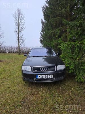 Melns Audi A6 2005 Jēkabpils, ar dzinēja tilpumu 2.50 L un nobraukumu 0 tūkst. km par 3500 €, foto  vietnē AUTOMOTO.COM.LV