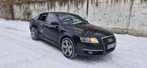 Black Audi A6 2005 in Kaunas, with an engine capacity of 2.97 L and mileage of 387 thousand km for 1850 €, photo  on AUTOMOTO.COM.LV