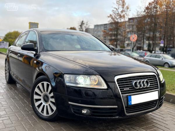 Melns Audi A6 2005 Kauņa, ar dzinēja tilpumu 3.00 L un nobraukumu 500 tūkst. km par 1950 €, foto 1 vietnē AUTOMOTO.COM.LV