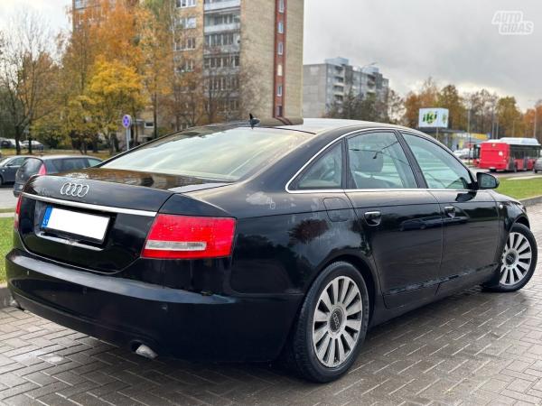 Melns Audi A6 2005 Kauņa, ar dzinēja tilpumu 3.00 L un nobraukumu 500 tūkst. km par 1950 €, foto 4 vietnē AUTOMOTO.COM.LV