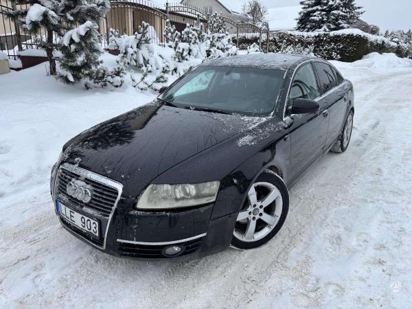 Black Audi A6 2005 in Vilnius, with an engine capacity of 1.97 L and mileage of 300 thousand km for 1750 €, photo 1 on AUTOMOTO.COM.LV