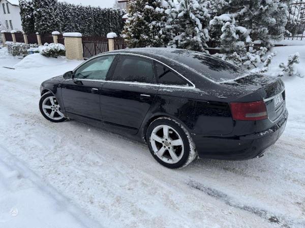 Black Audi A6 2005 in Vilnius, with an engine capacity of 1.97 L and mileage of 300 thousand km for 1750 €, photo 6 on AUTOMOTO.COM.LV