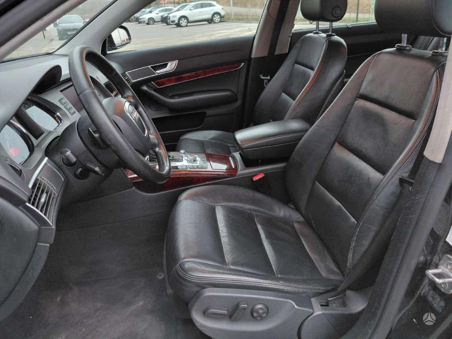 Melns Audi A6 2005 Viļņa, ar dzinēja tilpumu 2.97 L un nobraukumu 308 tūkst. km par 1800 €, foto 8 vietnē AUTOMOTO.COM.LV