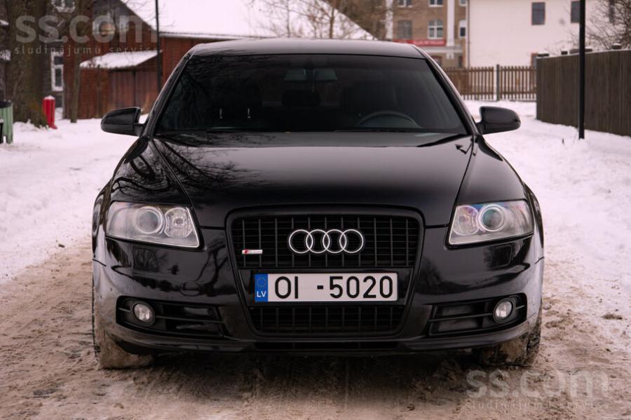 Black Audi A6 2005 in Jelgava, with an engine capacity of 2.70 L and mileage of 296 thousand km for 3900 €, photo 2 on AUTOMOTO.COM.LV