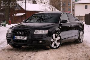 Black Audi A6 2005 in Jelgava, with an engine capacity of 2.70 L and mileage of 296 thousand km for 3900 €, photo 3 on AUTOMOTO.COM.LV