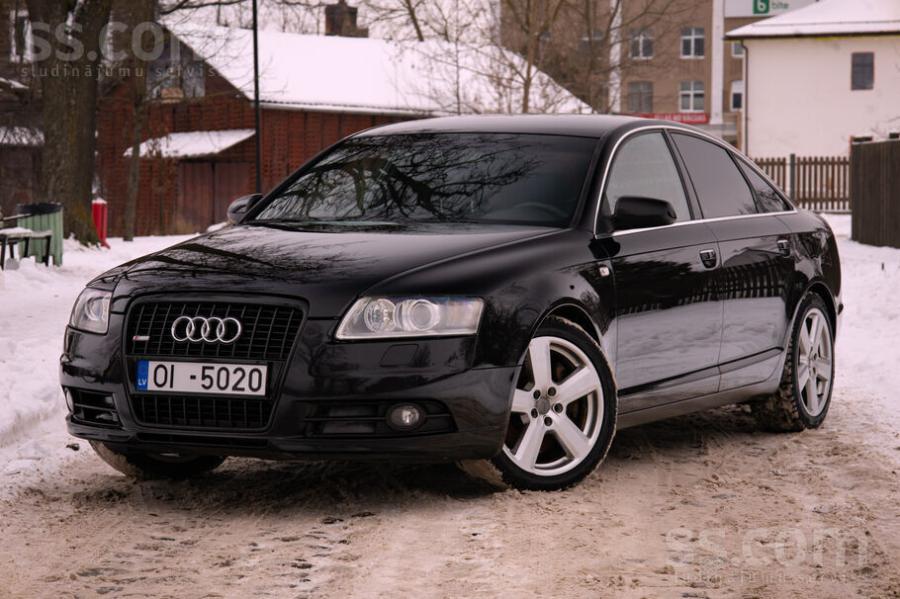 Black Audi A6 2005 in Jelgava, with an engine capacity of 2.70 L and mileage of 296 thousand km for 3900 €, photo 3 on AUTOMOTO.COM.LV