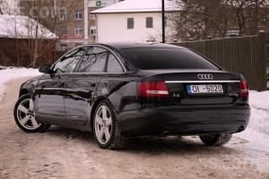 Black Audi A6 2005 in Jelgava, with an engine capacity of 2.70 L and mileage of 296 thousand km for 3900 €, photo 4 on AUTOMOTO.COM.LV