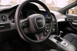 Black Audi A6 2005 in Jelgava, with an engine capacity of 2.70 L and mileage of 296 thousand km for 3900 €, photo 15 on AUTOMOTO.COM.LV