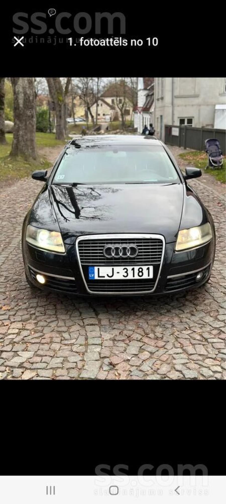 Black Audi A6 2005 in Kuldiga, with an engine capacity of 3.00 L and mileage of 346 thousand km for 3550 €, photo 1 on AUTOMOTO.COM.LV