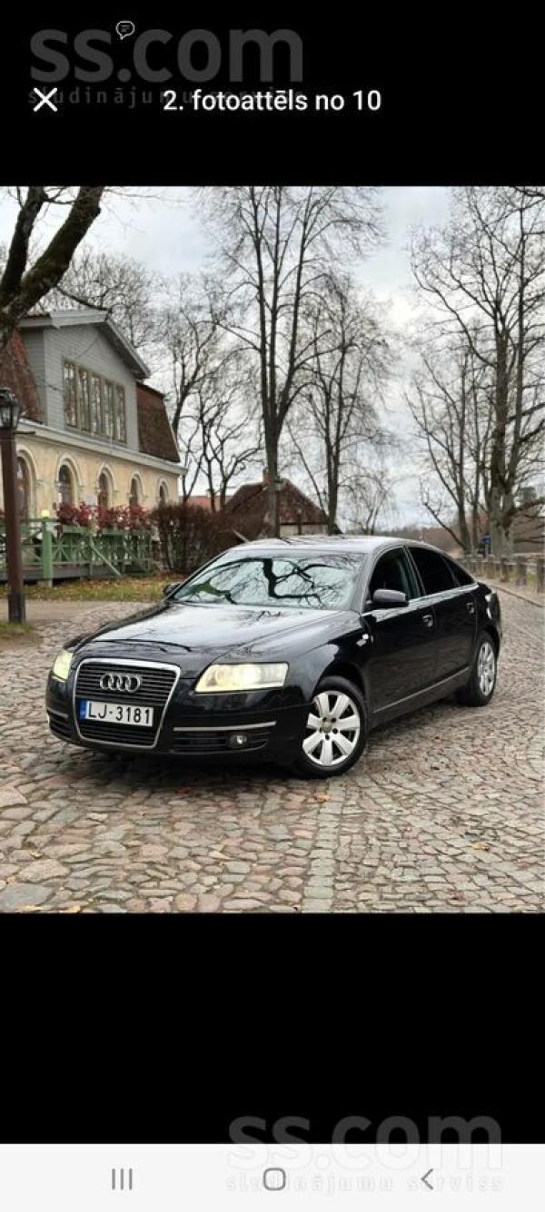 Black Audi A6 2005 in Kuldiga, with an engine capacity of 3.00 L and mileage of 346 thousand km for 3550 €, photo 2 on AUTOMOTO.COM.LV