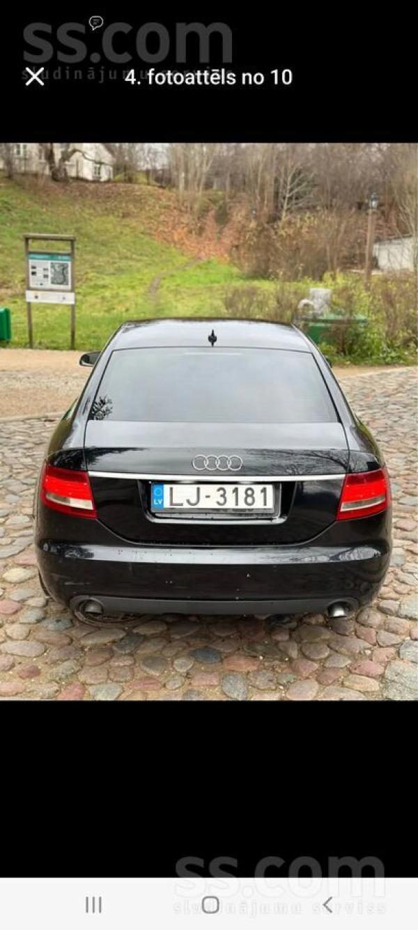 Black Audi A6 2005 in Kuldiga, with an engine capacity of 3.00 L and mileage of 346 thousand km for 3550 €, photo 4 on AUTOMOTO.COM.LV