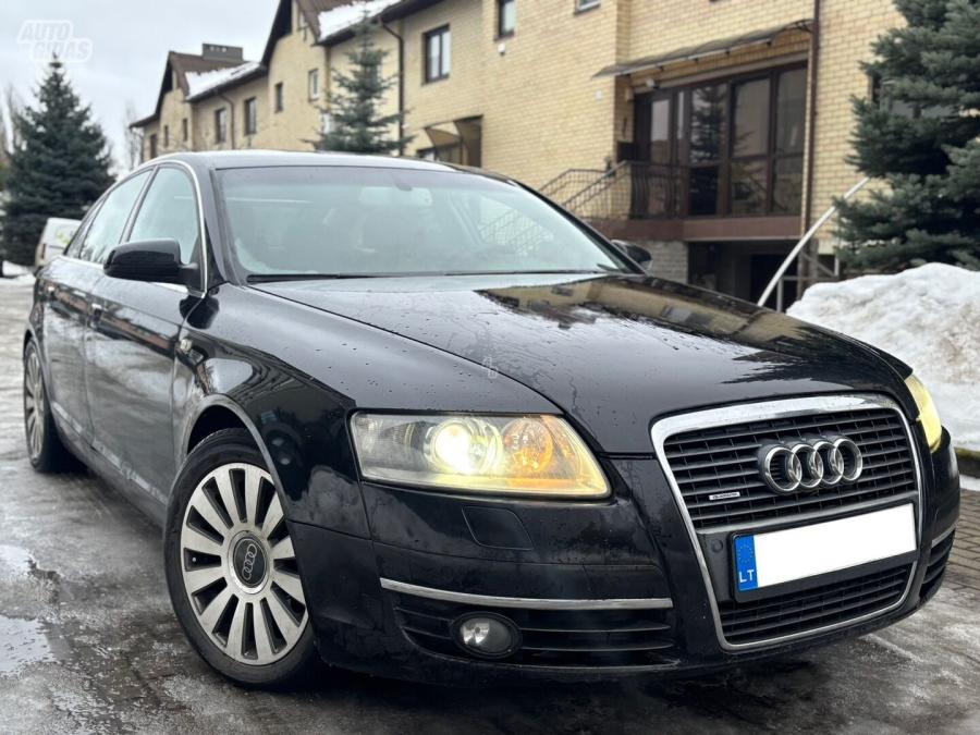 Melns Audi A6 2005 Kauņa, ar dzinēja tilpumu 3.00 L un nobraukumu 500 tūkst. km par 1990 €, foto 6 vietnē AUTOMOTO.COM.LV