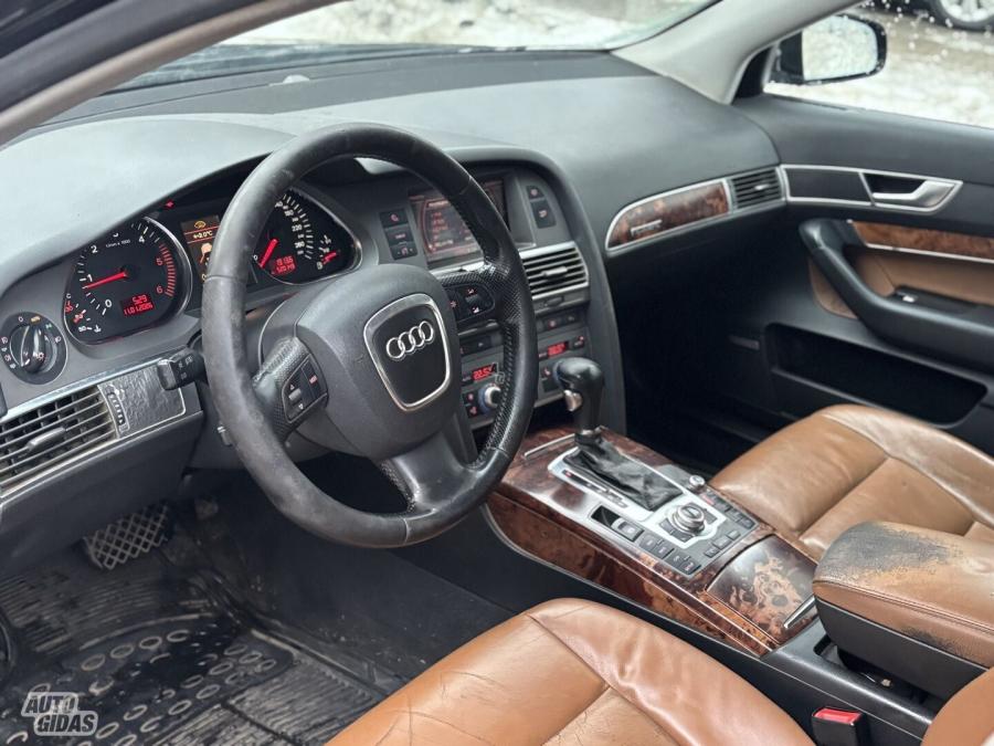 Melns Audi A6 2005 Kauņa, ar dzinēja tilpumu 3.00 L un nobraukumu 500 tūkst. km par 1990 €, foto 12 vietnē AUTOMOTO.COM.LV