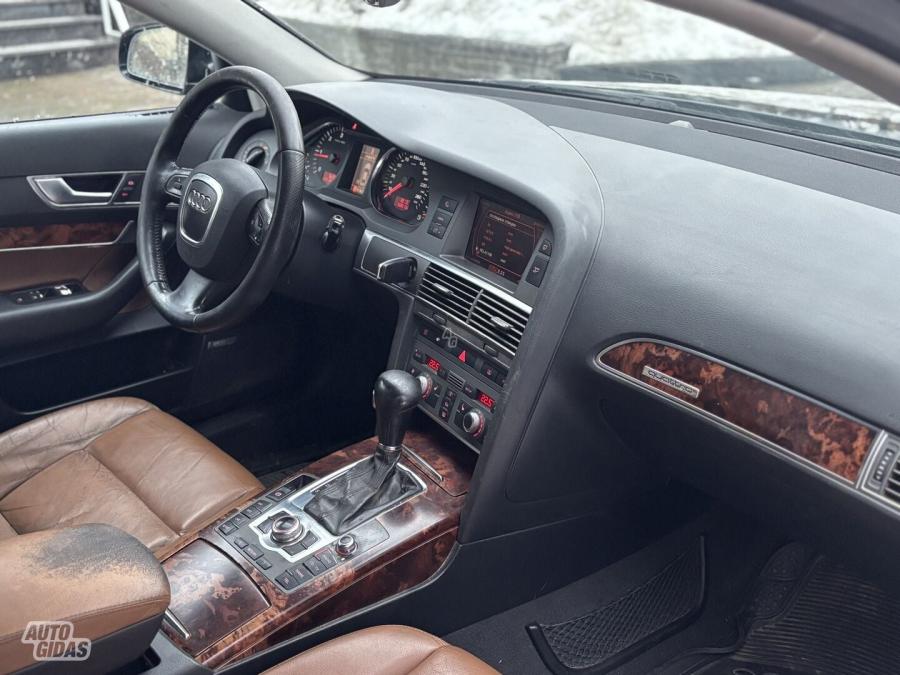 Melns Audi A6 2005 Kauņa, ar dzinēja tilpumu 3.00 L un nobraukumu 500 tūkst. km par 1990 €, foto 19 vietnē AUTOMOTO.COM.LV