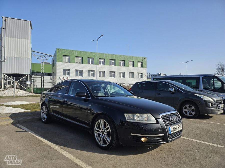Black Audi A6 2005 in Klaipeda, with an engine capacity of 3.00 L and mileage of 316 thousand km for 2499 €, photo 6 on AUTOMOTO.COM.LV