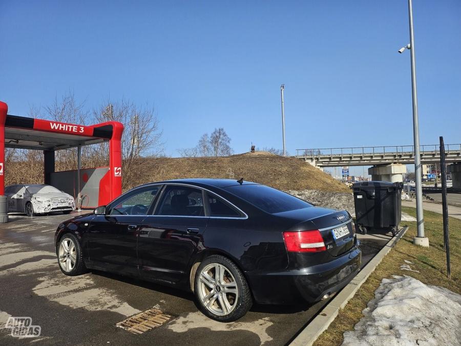 Black Audi A6 2005 in Klaipeda, with an engine capacity of 3.00 L and mileage of 316 thousand km for 2499 €, photo 7 on AUTOMOTO.COM.LV