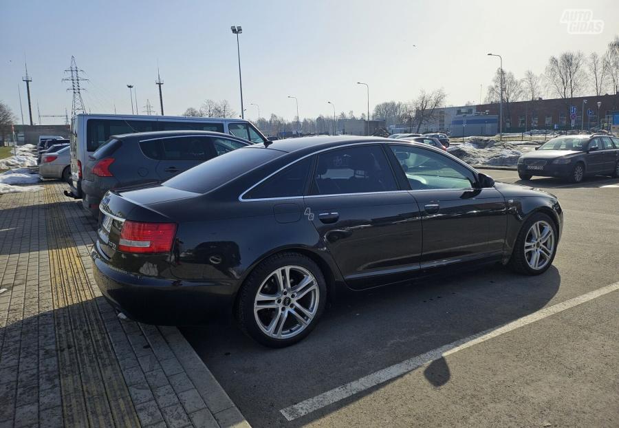 Black Audi A6 2005 in Klaipeda, with an engine capacity of 3.00 L and mileage of 316 thousand km for 2499 €, photo 10 on AUTOMOTO.COM.LV