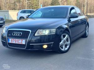 Melns Audi A6 2005 Kauņa, ar dzinēja tilpumu 3.00 L un nobraukumu 400 tūkst. km par 2050 €, foto  vietnē AUTOMOTO.COM.LV