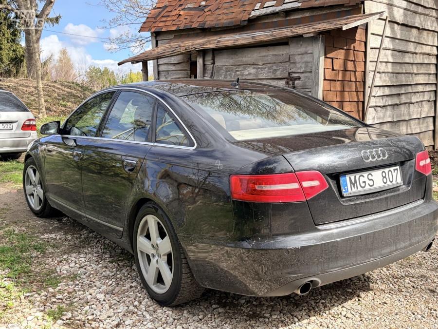 Black Audi A6 2005 in Taurage, with an engine capacity of 2.40 L and mileage of 309 thousand km for 2150 €, photo 5 on AUTOMOTO.COM.LV