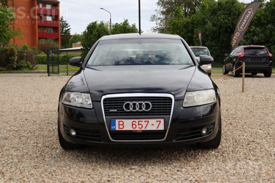 Black Audi A6 2005 in Gulbene, with an engine capacity of 2.70 L and mileage of 370 thousand km for 4490 €, photo 4 on AUTOMOTO.COM.LV