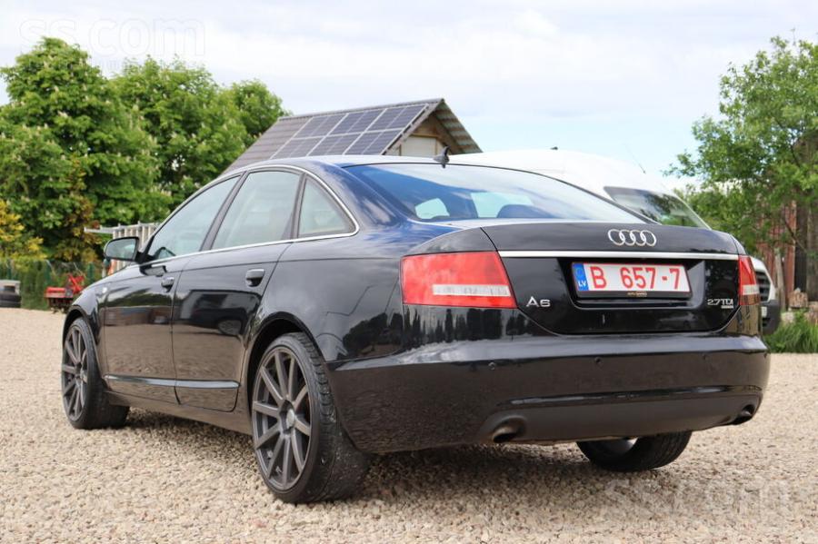 Black Audi A6 2005 in Gulbene, with an engine capacity of 2.70 L and mileage of 370 thousand km for 4490 €, photo 8 on AUTOMOTO.COM.LV
