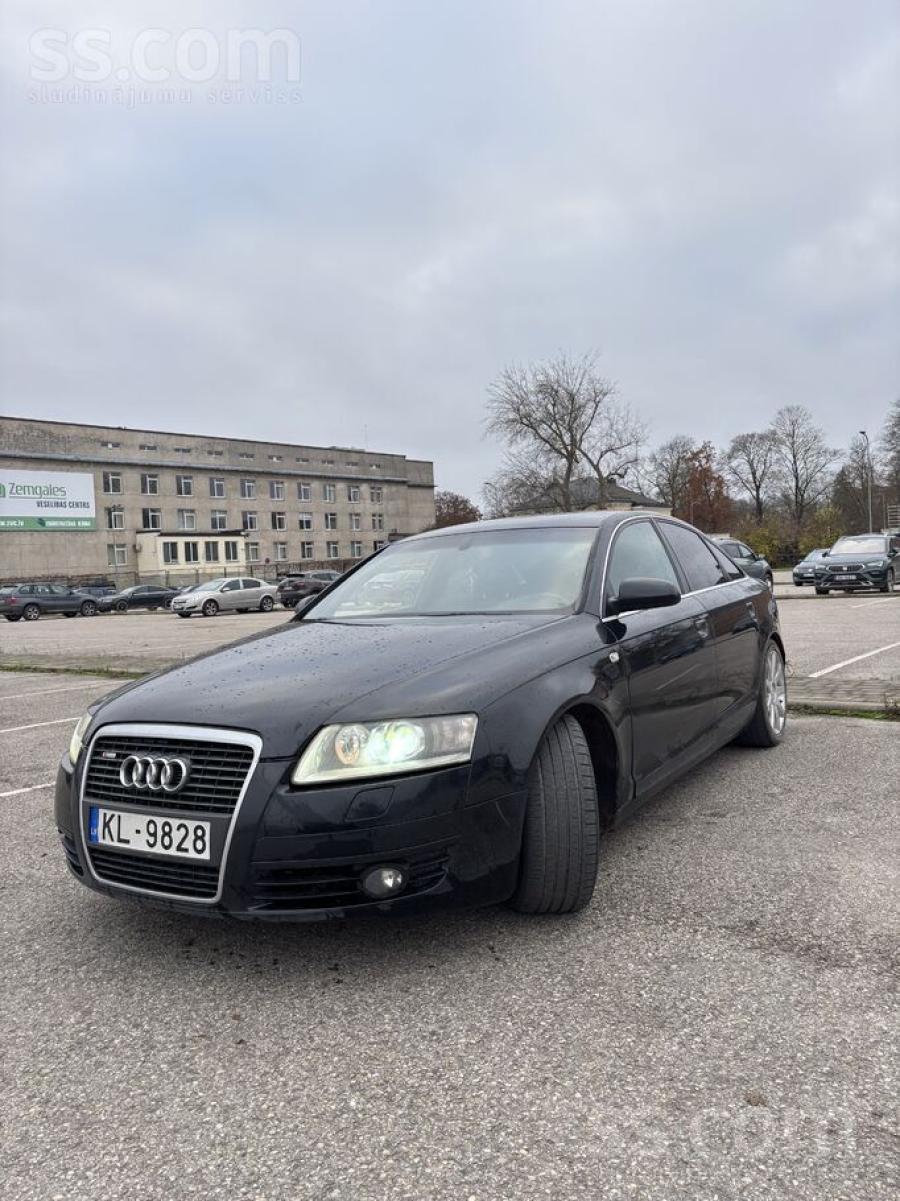 Черный Ауди А6 2005 в Елгава, объемом двигателя 2.70 л и пробегом 357 тыс. км за 2290 €, фото 1 на AUTOMOTO.COM.LV