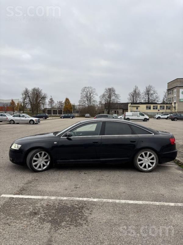 Black Audi A6 2005 in Jelgava, with an engine capacity of 2.70 L and mileage of 357 thousand km for 2290 €, photo 2 on AUTOMOTO.COM.LV