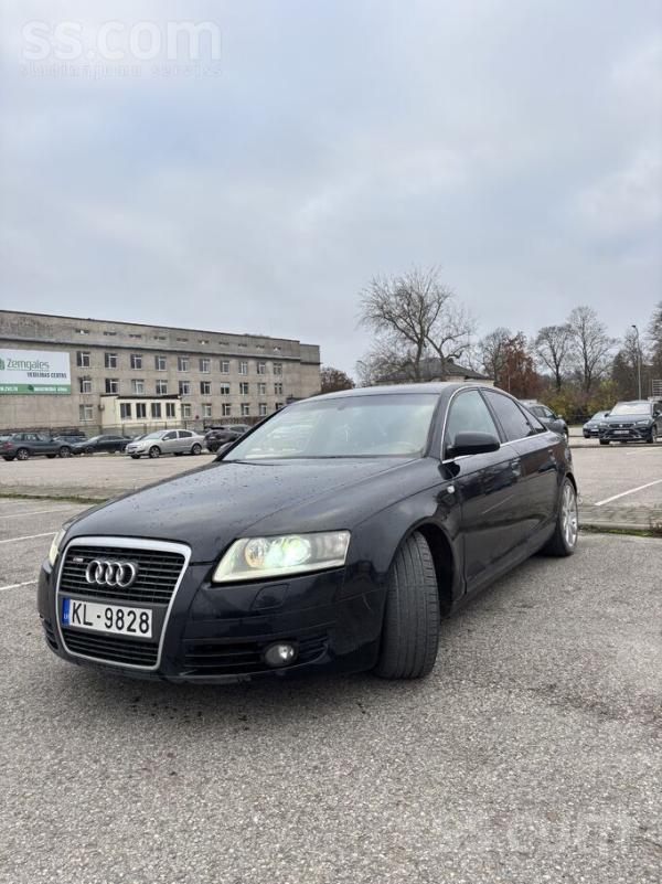 Black Audi A6 2005 in Jelgava, with an engine capacity of 2.70 L and mileage of 357 thousand km for 2290 €, photo 3 on AUTOMOTO.COM.LV