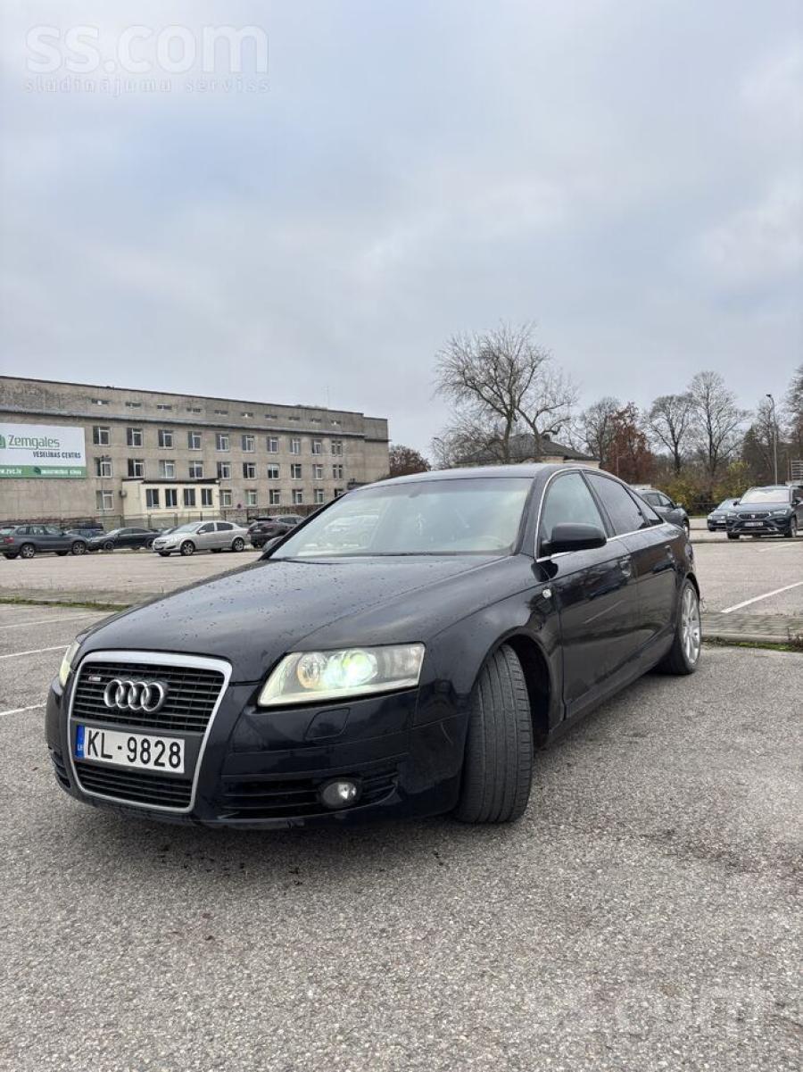 Черный Ауди А6 2005 в Елгава, объемом двигателя 2.70 л и пробегом 357 тыс. км за 2290 €, фото 4 на AUTOMOTO.COM.LV