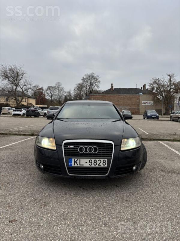Black Audi A6 2005 in Jelgava, with an engine capacity of 2.70 L and mileage of 357 thousand km for 2290 €, photo 6 on AUTOMOTO.COM.LV