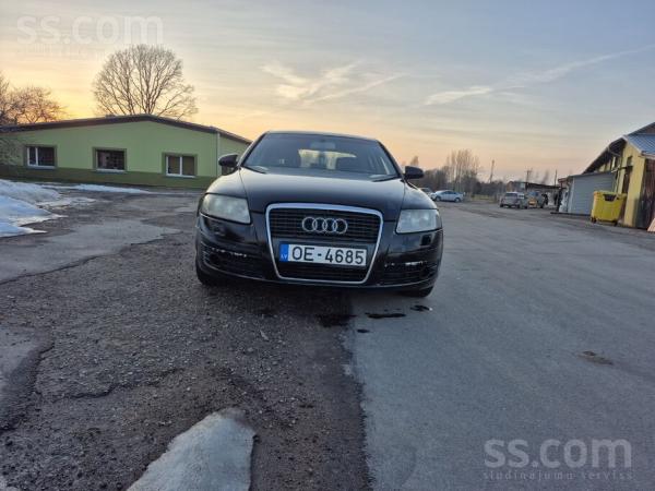 Melns Audi A6 2005 Liepāja, ar dzinēja tilpumu 2.40 L un nobraukumu 414 tūkst. km par 1000 €, foto 1 vietnē AUTOMOTO.COM.LV