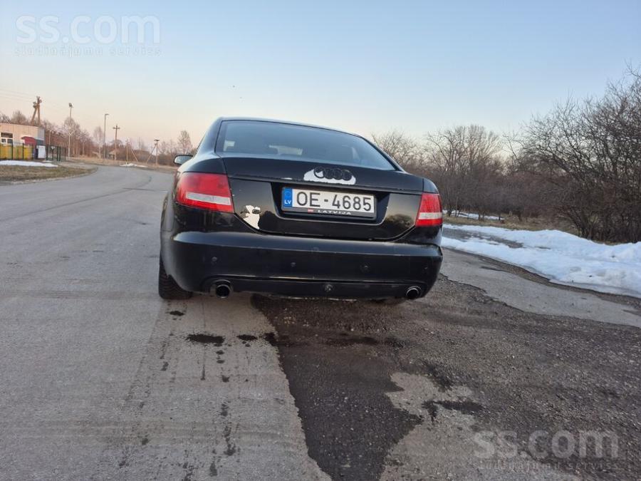 Черный Ауди А6 2005 в Лиепая, объемом двигателя 2.40 л и пробегом 414 тыс. км за 1000 €, фото 5 на AUTOMOTO.COM.LV