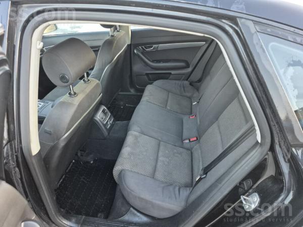 Melns Audi A6 2005 Liepāja, ar dzinēja tilpumu 2.40 L un nobraukumu 414 tūkst. km par 1000 €, foto 6 vietnē AUTOMOTO.COM.LV
