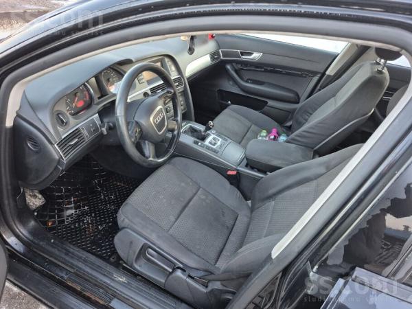 Melns Audi A6 2005 Liepāja, ar dzinēja tilpumu 2.40 L un nobraukumu 414 tūkst. km par 1000 €, foto 7 vietnē AUTOMOTO.COM.LV