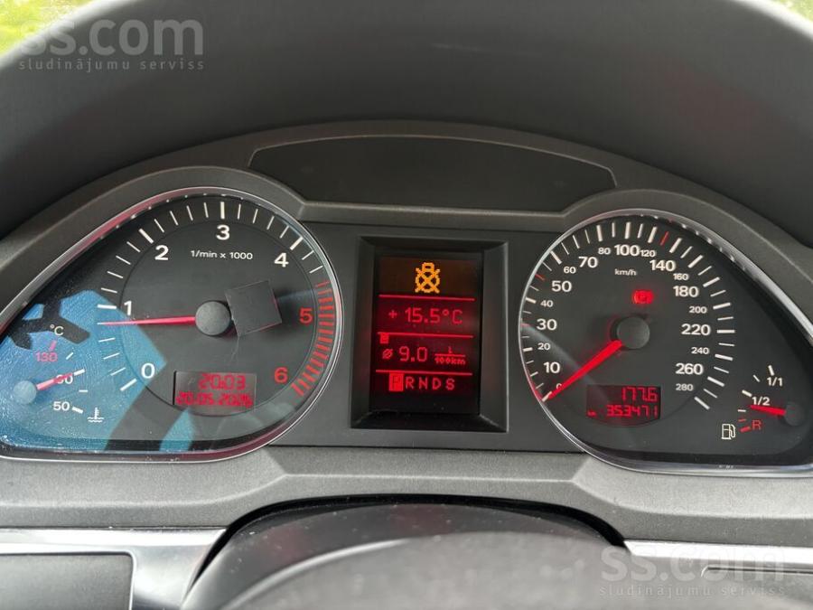 Черный Ауди А6 2005 в Даугавпилс, объемом двигателя 3.00 л и пробегом 353 тыс. км за 3200 €, фото 23 на AUTOMOTO.COM.LV