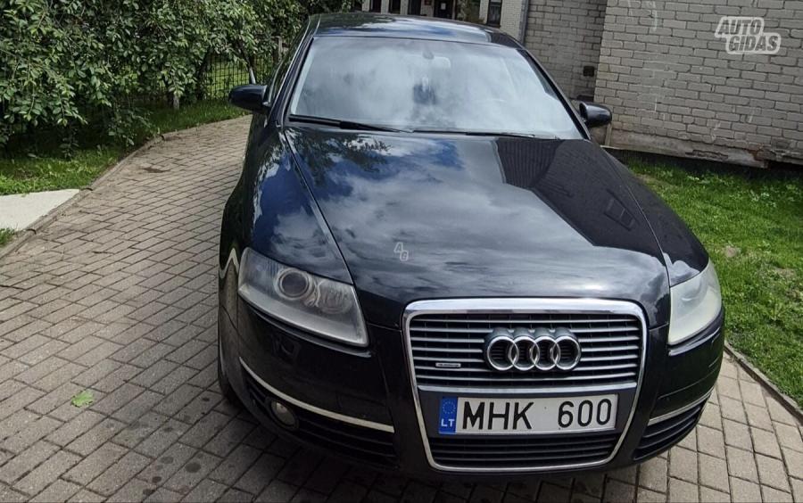 Black Audi A6 2005 in Raseiniai, with an engine capacity of 2.70 L and mileage of 38 thousand km for 2200 €, photo 1 on AUTOMOTO.COM.LV