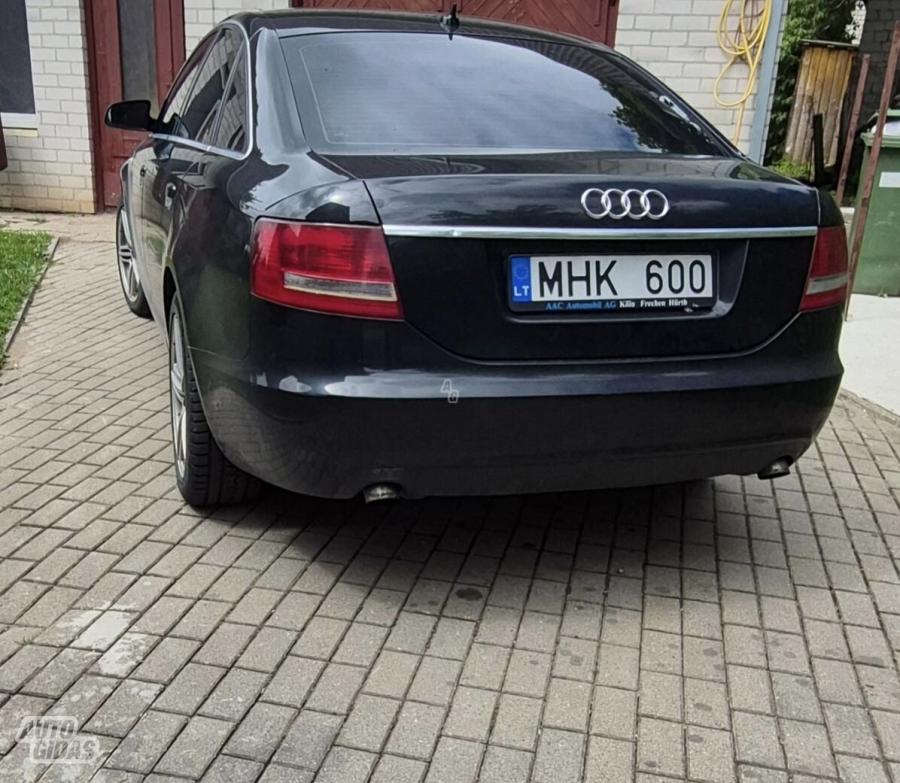 Black Audi A6 2005 in Raseiniai, with an engine capacity of 2.70 L and mileage of 38 thousand km for 2200 €, photo 3 on AUTOMOTO.COM.LV