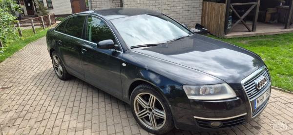 Black Audi A6 2005 in Raseiniai, with an engine capacity of 2.70 L and mileage of 38 thousand km for 2200 €, photo 4 on AUTOMOTO.COM.LV