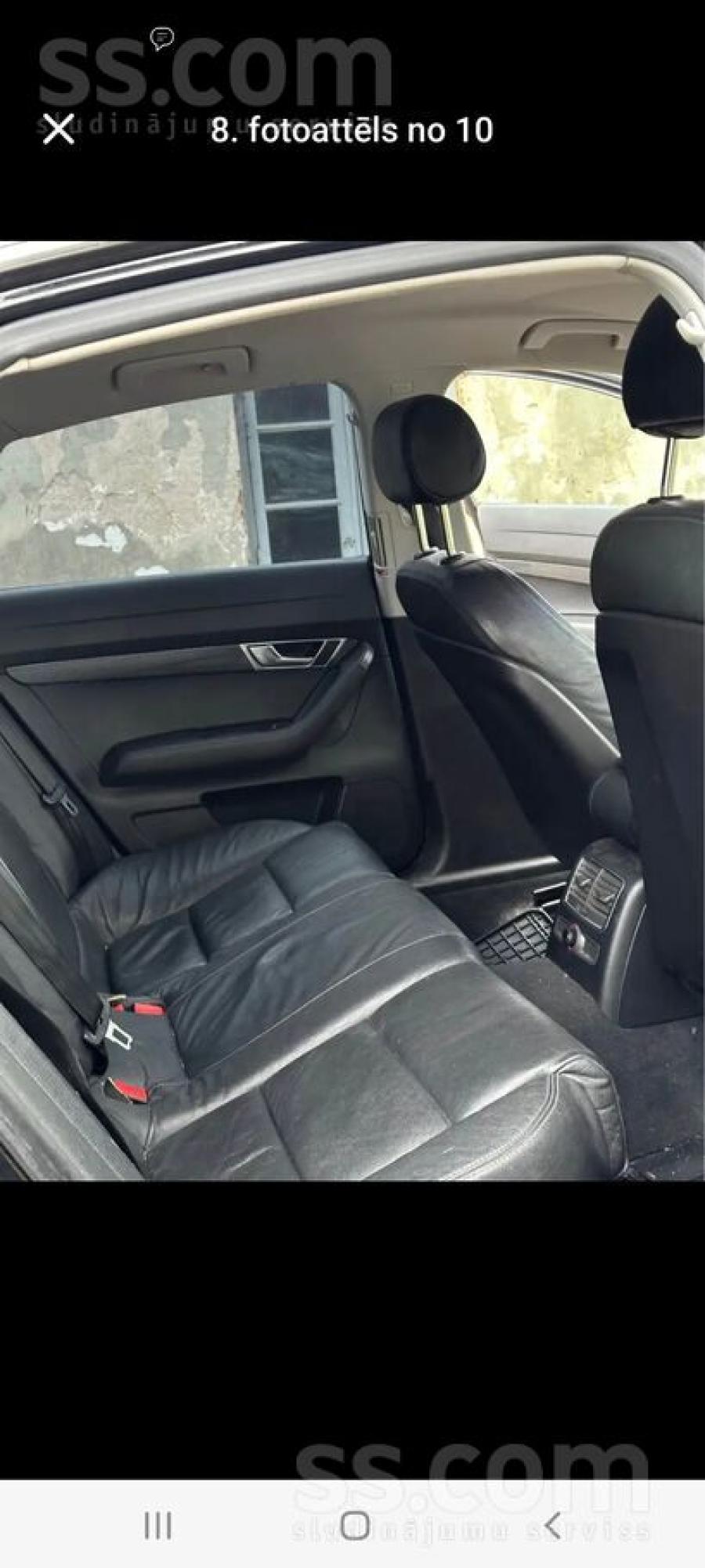 Black Audi A6 2005 in Kuldiga, with an engine capacity of 3.00 L and mileage of 346 thousand km for 3050 €, photo 9 on AUTOMOTO.COM.LV