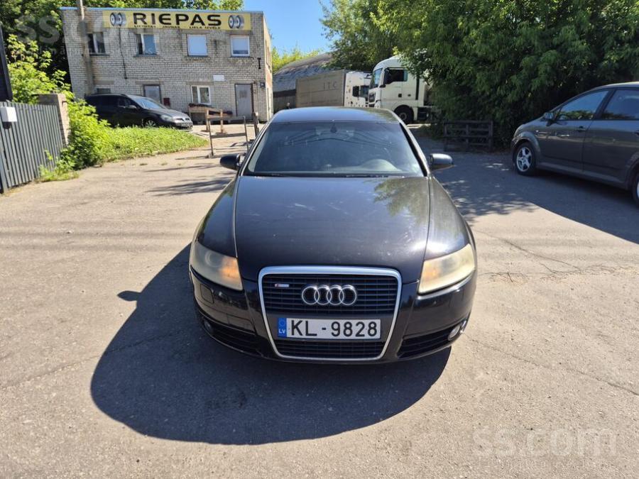 Melns Audi A6 2005 Rīga, ar dzinēja tilpumu 2.70 L un nobraukumu 358 tūkst. km par 2190 €, foto 3 vietnē AUTOMOTO.COM.LV