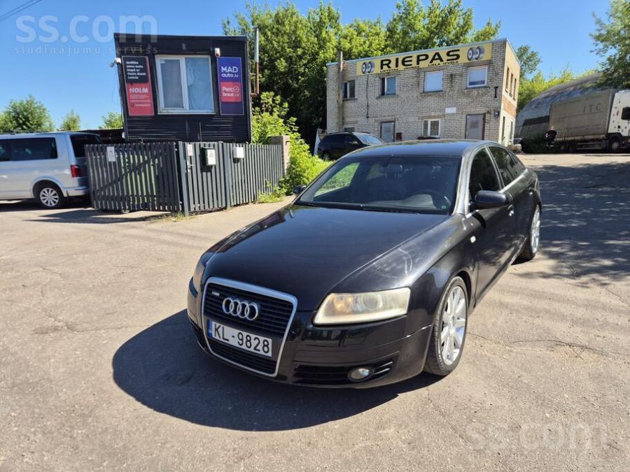 Melns Audi A6 2005 Rīga, ar dzinēja tilpumu 2.70 L un nobraukumu 358 tūkst. km par 2190 €, foto 4 vietnē AUTOMOTO.COM.LV