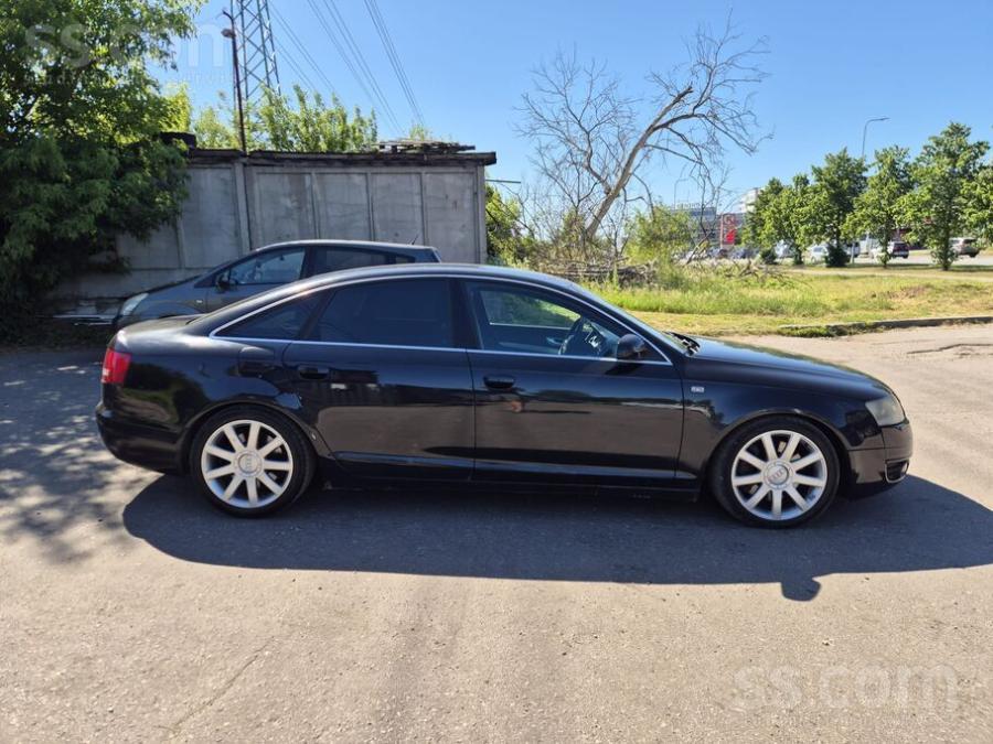Melns Audi A6 2005 Rīga, ar dzinēja tilpumu 2.70 L un nobraukumu 358 tūkst. km par 2190 €, foto 5 vietnē AUTOMOTO.COM.LV