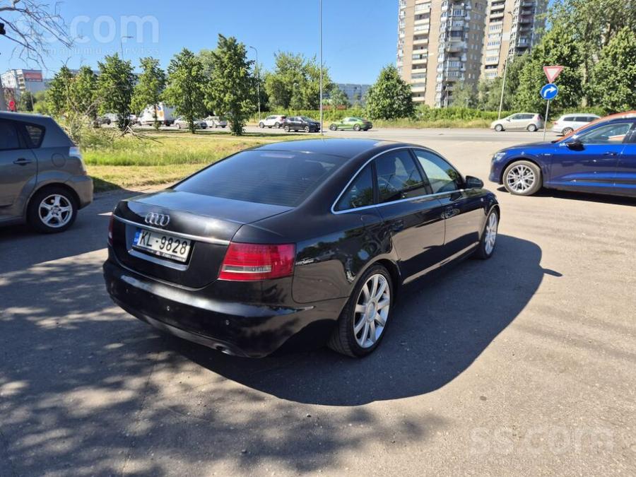 Melns Audi A6 2005 Rīga, ar dzinēja tilpumu 2.70 L un nobraukumu 358 tūkst. km par 2190 €, foto 6 vietnē AUTOMOTO.COM.LV