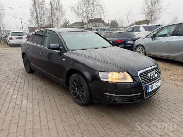Melns Audi A6 2005 Rīga, ar dzinēja tilpumu 2.40 L un nobraukumu 285 tūkst. km par 1250 €, foto 1 vietnē AUTOMOTO.COM.LV